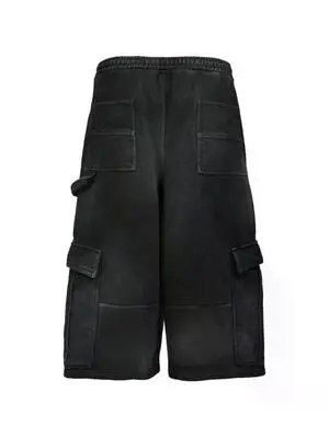 BREATH Faded Effect Cargo Shorts