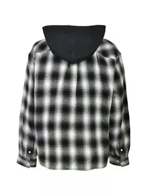 BREATH Check Hooded Shirt