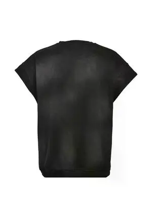 BREATH Logo-embroidered Cap-sleeve Sweater