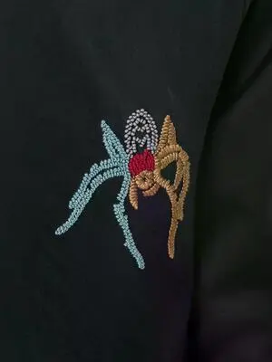 LANVIN Spider-embroidered Baseball Jacket