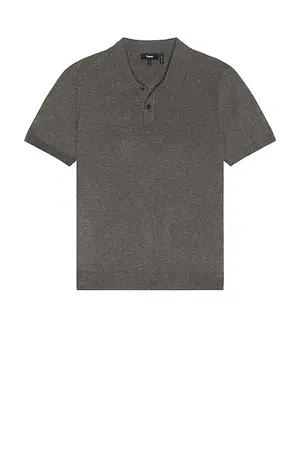 Theory Light Bilen Soris Polo - Medium Grey