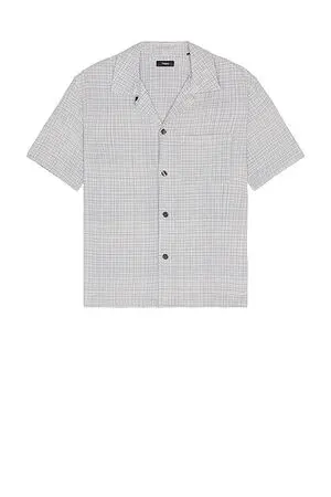 Theory Mini Texture Check Shirt