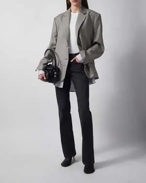 Acne Studios Single-breasted Layered Suit Blazer