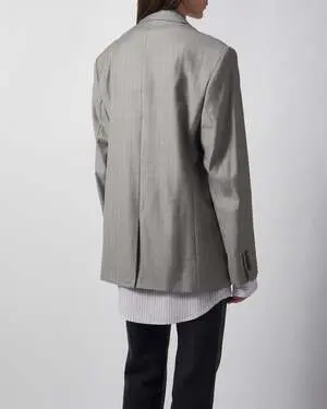 Acne Studios Single-breasted Layered Suit Blazer