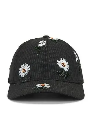 HONOR THE GIFT Flowers Beaded 6 Panel Cap - Black