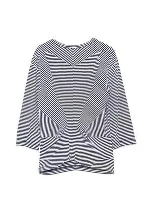 Junya Watanabe Striped Panelled T-shirt - Blue