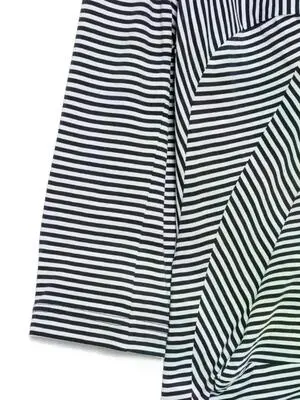 Junya Watanabe Striped Panelled T-shirt - Blue