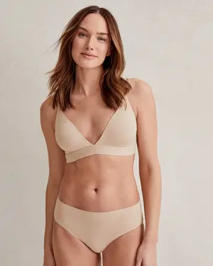HAVEN WELL WITHIN Harmony Triangle Bralette - Sand