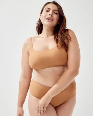 HAVEN WELL WITHIN Luna Scoop Bralette - Mocha