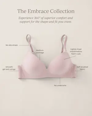 HAVEN WELL WITHIN Embrace Lightly-lined No-wire T-shirt Bra - Sand Dollar