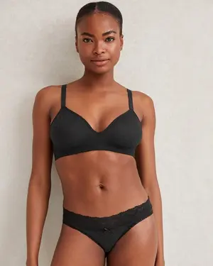 HAVEN WELL WITHIN Dulci Unlined Bralette Black