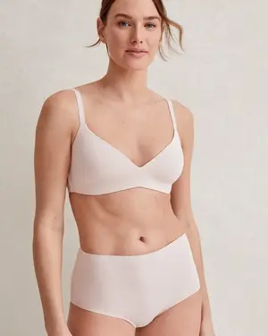 HAVEN WELL WITHIN Harmony Lightly-lined No-wire T-shirt Bra - Blush
