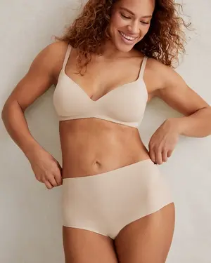 HAVEN WELL WITHIN Harmony Lightly-lined No-wire T-shirt Bra Sand