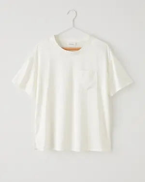 HAVEN WELL WITHIN Washable Silk Sleep Top - Ivory