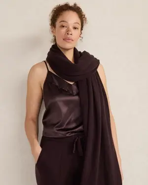 HAVEN WELL WITHIN Haven Well Within Cashmere Wrap Blackcurrant