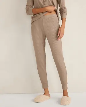 HAVEN WELL WITHIN Ribbed Knit Joggers - Nightengale