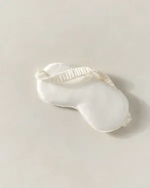HAVEN WELL WITHIN Washable Silk Eye Mask - Ivory