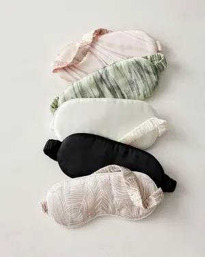 HAVEN WELL WITHIN Washable Silk Eye Mask - Navy