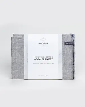 B, HALFMOON Cotton Yoga Blanket