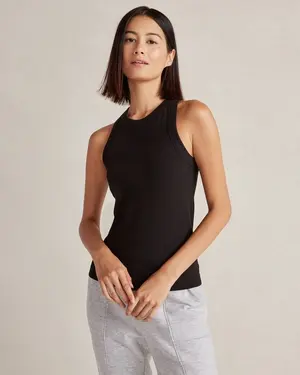 HAVEN WELL WITHIN Organic Cotton Tank - True Black