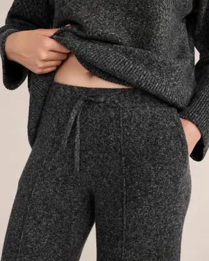 HAVEN WELL WITHIN Organic Cotton Pintuck Wide Leg Pants