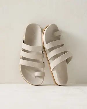 HAVEN WELL WITHIN Suede Multi-strap Sandals - Shiitake