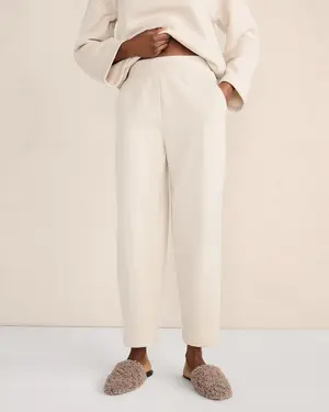 HAVEN WELL WITHIN Luxe Fleece Barrel-leg Pants