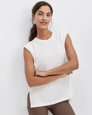 Varley Performance Tank Top - White