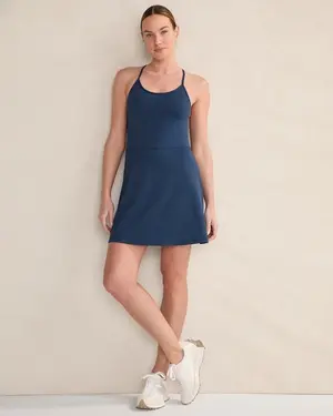 HAVEN WELL WITHIN Balance Criss Cross Active Dress - Twilight