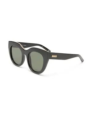 Le Specs Air Heart Sunglasses - Black