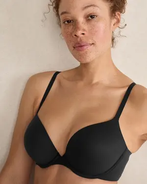 HAVEN WELL WITHIN Embrace Plunge Push-up Bra - Black