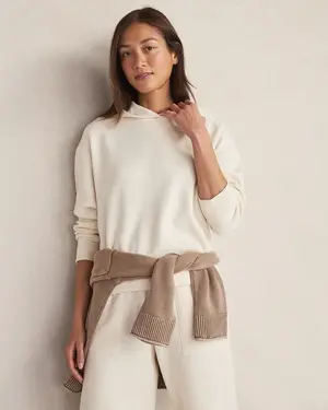 HAVEN WELL WITHIN Organic Cotton Waffle Hoodie - Seeded Undyed