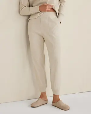 HAVEN WELL WITHIN Organic Cotton Waffle Knit Joggers