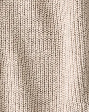 HAVEN WELL WITHIN Organic Cotton Shaker Stitch Open Front Cardigan