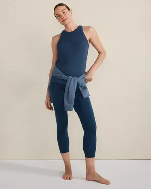 HAVEN WELL WITHIN Balance Cropped Leggings - Olive