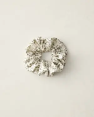 HAVEN WELL WITHIN Washable Silk Animal Dot Scrunchie - Multicolor
