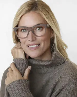 LOOK OPTIC Kaine Rectangle Eyeglasses - Espresso