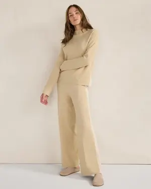 HAVEN WELL WITHIN Tuxedo Stripe Funnel Neck Pullover