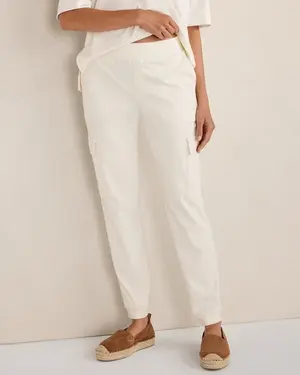 HAVEN WELL WITHIN Organic Cotton Interlock Cargo Pants