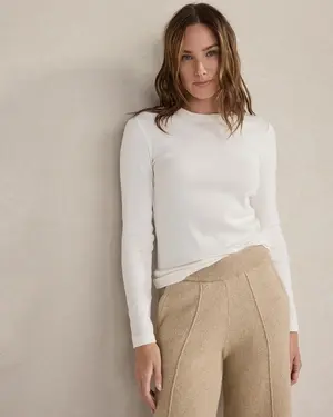 HAVEN WELL WITHIN Organic Cotton T-shirt - Ivory