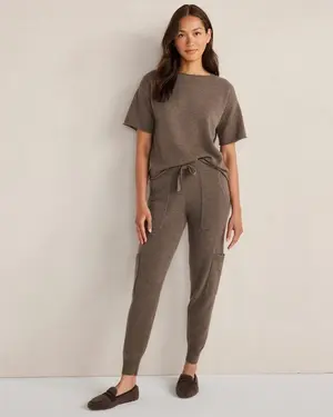HAVEN WELL WITHIN Cashmere Cargo Joggers - Nimbus