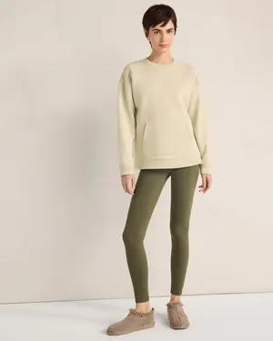 HAVEN WELL WITHIN Balance Fleece-lined Leggings - Olive