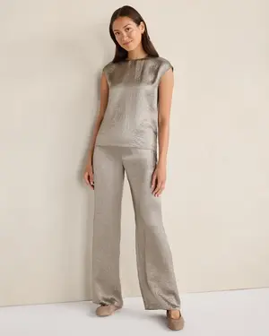 HAVEN WELL WITHIN Luxe Crinkle Shine Pants