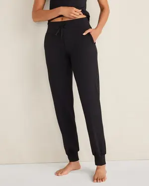 HAVEN WELL WITHIN Balance Drawstring Joggers - Black