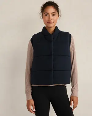 HAVEN WELL WITHIN Viscose Blend Puffer Vest