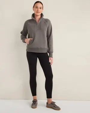 HAVEN WELL WITHIN Cloud Fleece Half Zip Pullover - Rainfall