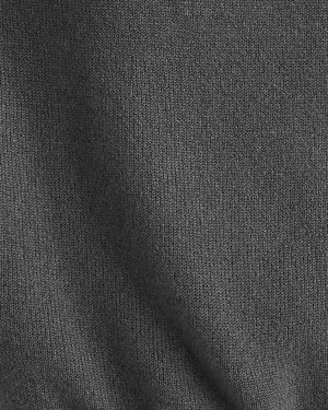 HAVEN WELL WITHIN Cashmere Tie-front Crewneck Sweater - Storm Cloud