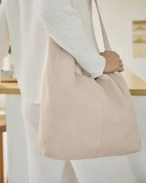 HAVEN WELL WITHIN Suede Bucket Tote