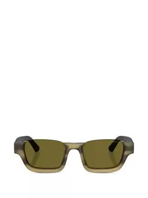 Emporio Armani Rectangle Frame Sunglasses - Brown