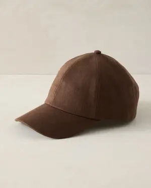 HAVEN WELL WITHIN Linen Baseball Cap - Brown
